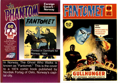 1995 Comic Images, The Phantom, #60 Foreign Covers - Norway | eBay