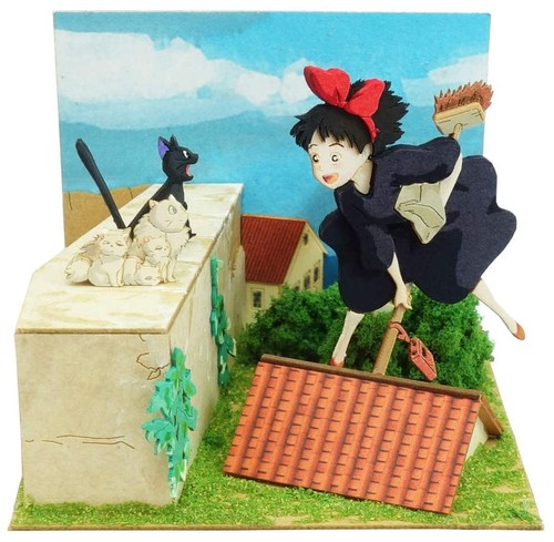 Sankei Studio Ghibli mini Kiki's Delivery Service Kiki and Jiji's ...