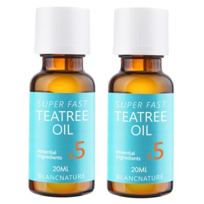 Blanc Nature 5X Concentrated Magic Tea Tree Oil | 20 ml x 2 | Rapid ...