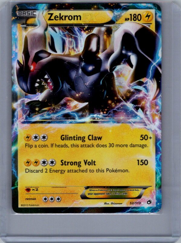 Pokémon TCG - Zekrom EX 52/113 - Ultra Rare B&W: Legendary Treasures | eBay