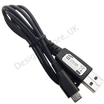 SAMSUNG ECC1DUOBBK MICRO USB DATA CABLE SAMSUNG GALAXY S2 S3 S4 S5 S6 ...