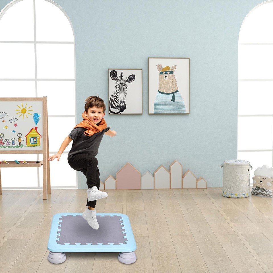Kids Trampoline 26" Rebound Mini Bouncing Bed For Toddlers Sensory ...