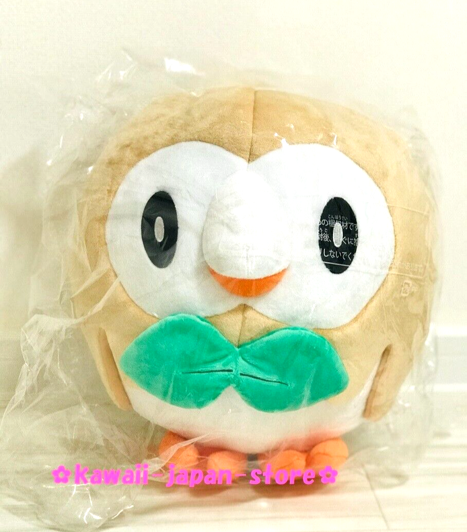 Pokemon Center Original Plush Doll Life Size Rowlet w/Paper Tag 11.8 ...