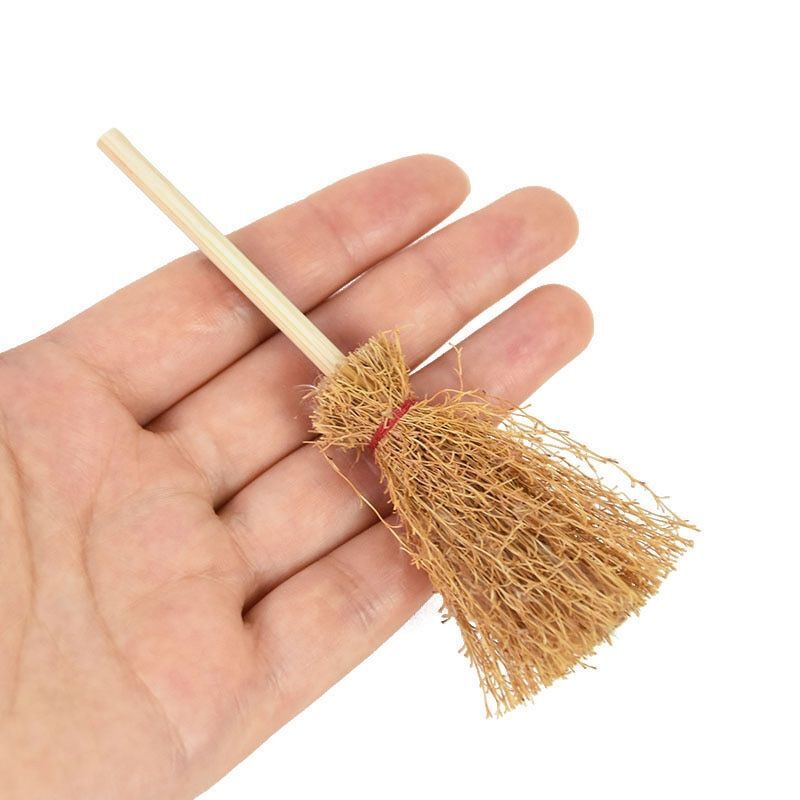 10/20pcs Mini Witch Broom DIY Hanging Ornament Halloween Party - Home ...