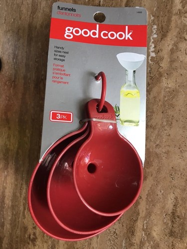 Good Cook Plastic Funnel Set 3-Piece | eBay