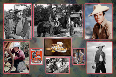 4"x6" MAGNET PRINT Collage - "TEXAS JOHN SLAUGHTER." FEATURING TOM TRYON . | eBay