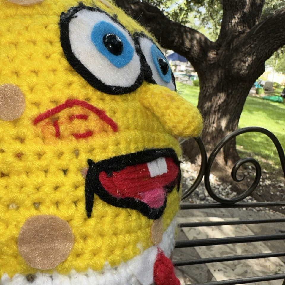 SpongeBob SquarePants Handmade Crochet Amigurumi Toy 13" Squidward ...