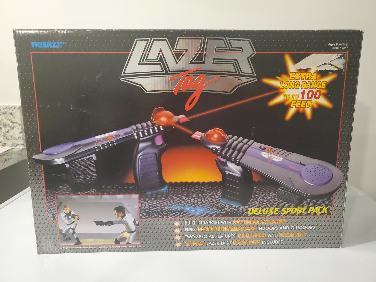 Vintage Lazer Tag Deluxe 6 Guns Tiger Electronics 1997 Works Great ...