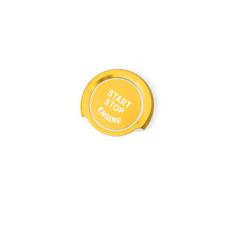 For BMW X2 2018-2021 Engine Start/Stop Button Aluminum Cover Trim Ring Yellow | eBay