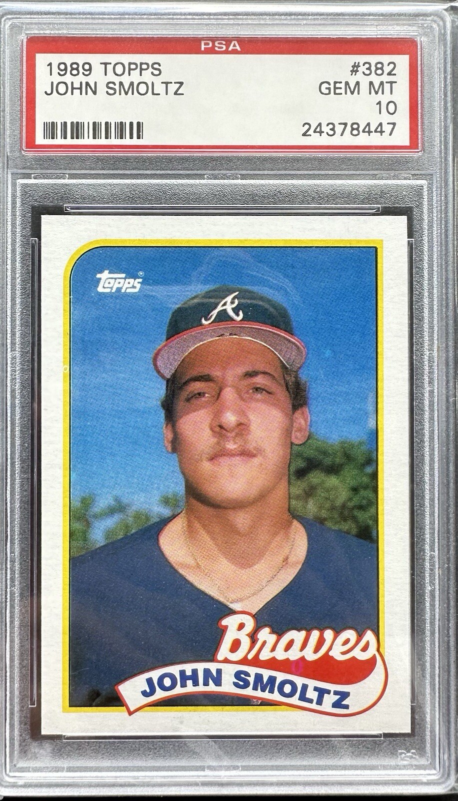 John Smoltz 1989 Topps #382 Base Price Guide - Sports Card Investor