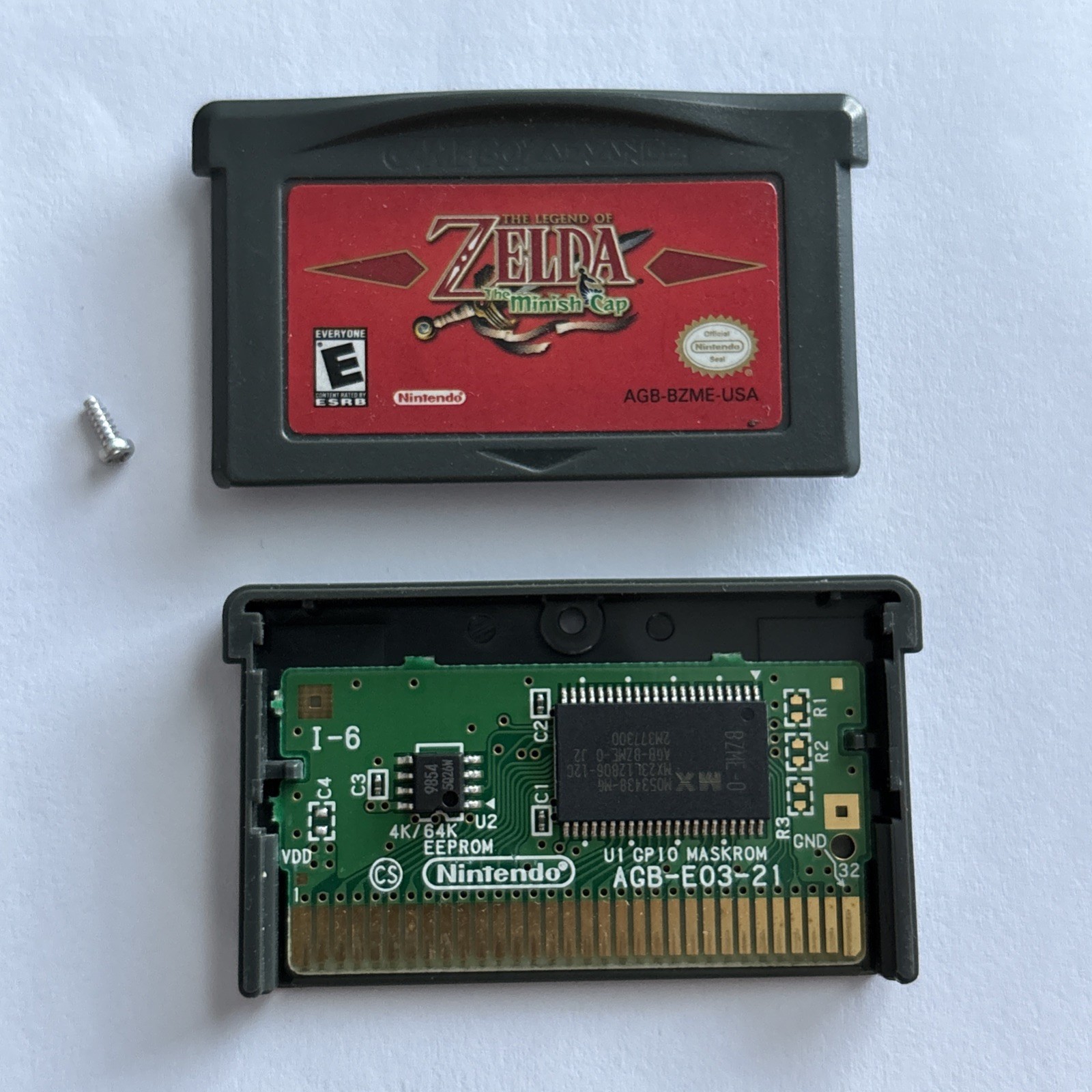 Legend Zelda Minish Cap GBA Nintendo Game Boy Advance Gameboy Authentic ...