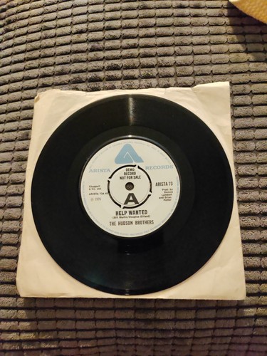 the Hudson brothers, help wanted, rare demo, arista records, ARISTA 73 ...