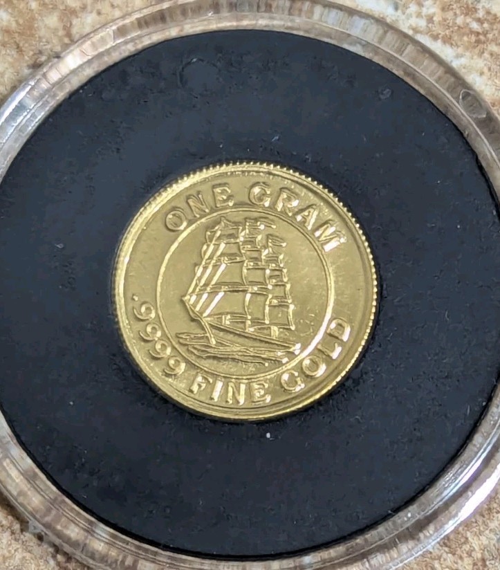 Monarch Precious Metals 1g .9999 Fine Gold Ship Round in Capsule! 9999 ...