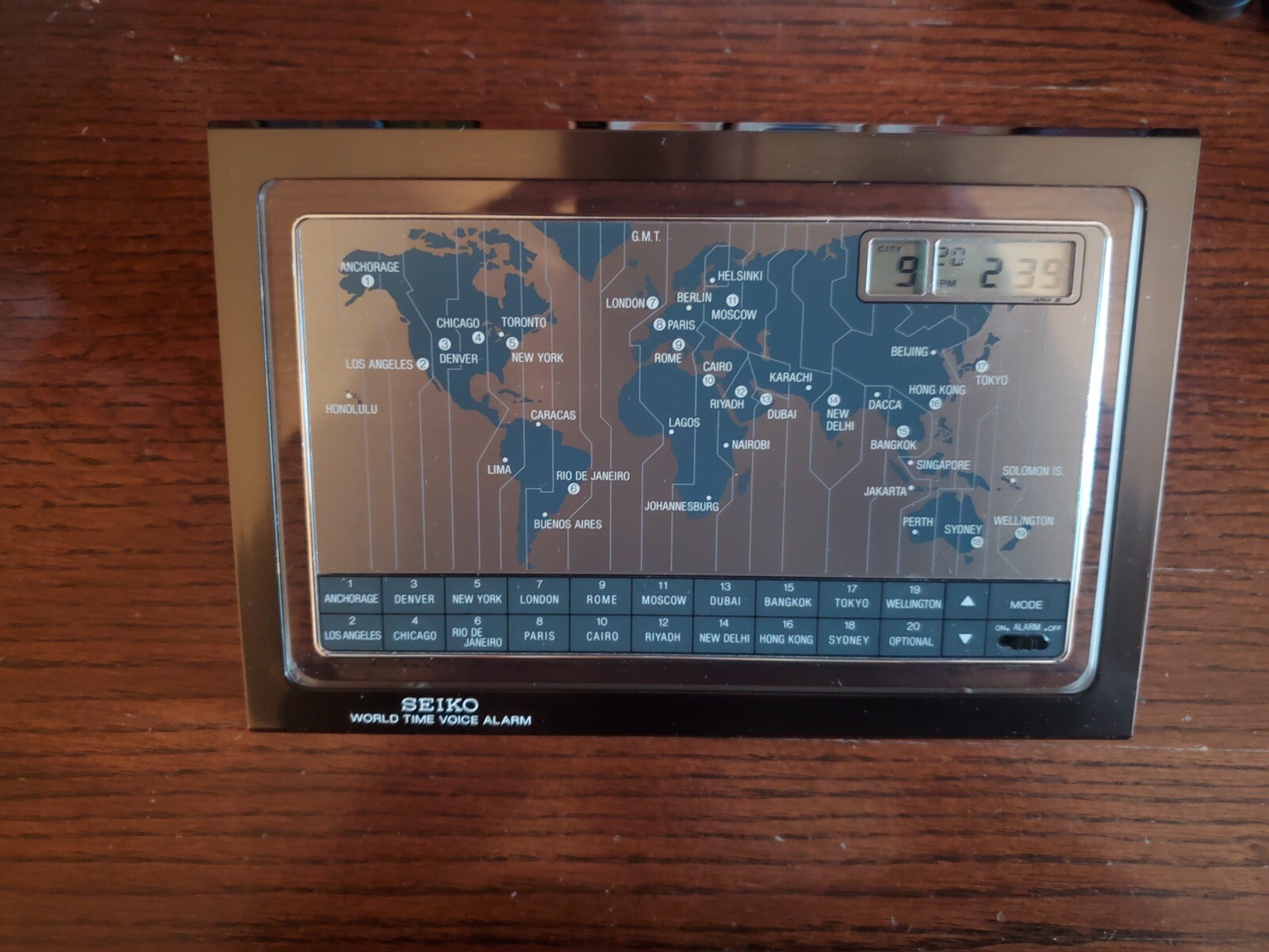 Seiko World Desk Clock for sale | Only 2 left at -70%