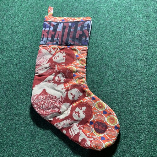 The Beatles Hey Jude Holiday Stocking Orange Red don't let me down ...