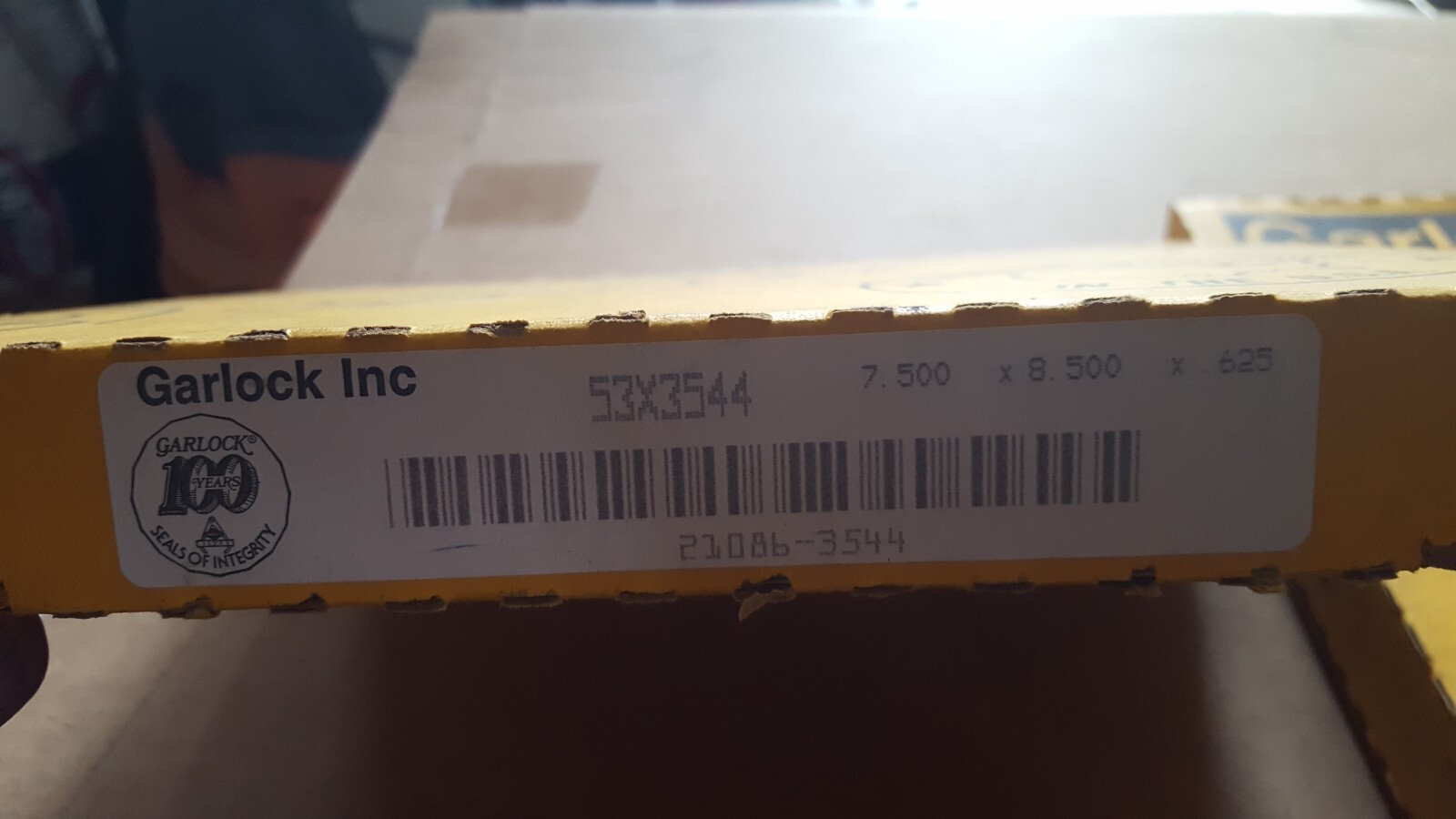 Garlock 21086-3544 Klozure Seal 53X3544 7.500 .500 X .625 for sale ...