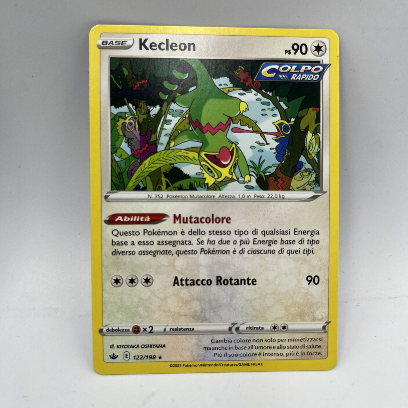 Pokemon Card KECLEON Rare (IT) | Scarlet And Violet 122/198 | eBay