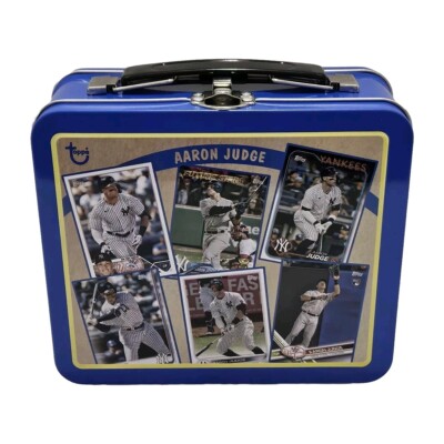 2024 Topps Archives Aaron Judge Collector's Tin Lunch Box Yankees Empty ...
