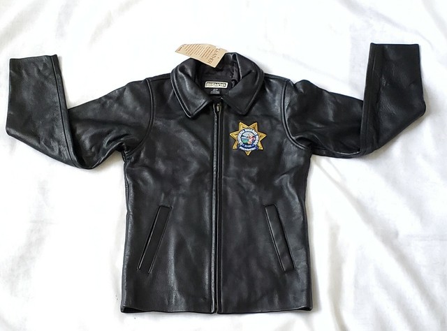 California Highway Patrol CHP 1199 Foundation Motorcycle Leather Jacket ...