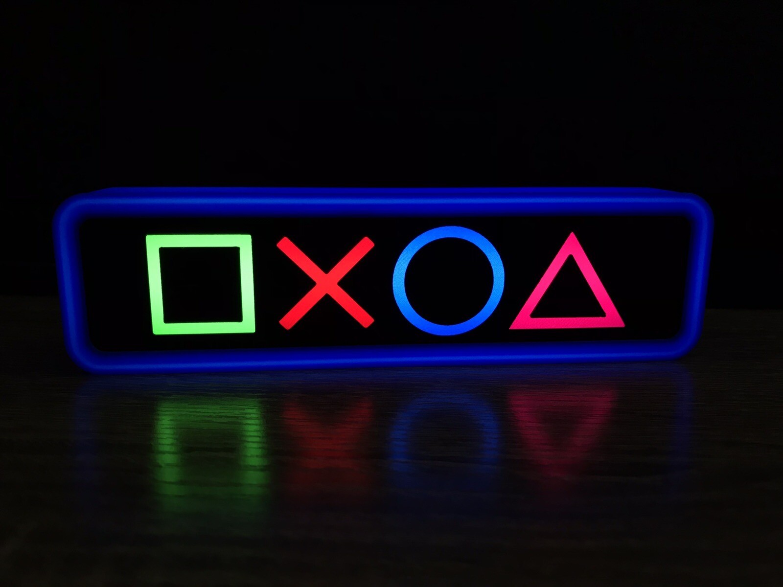 PlayStation Symbols 3d Printed Led Sign | eBay