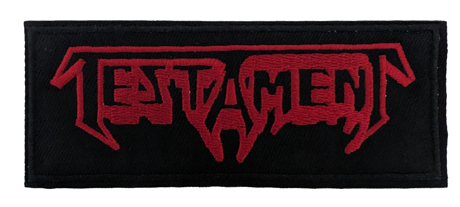 Testament Patch Embroidered Iron On Patch DIY Testament Logo Patch | eBay