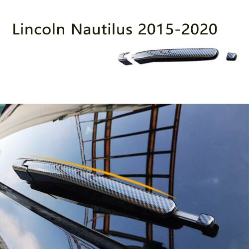 Carbon Fiber Tail Rear Window Wipers Cover Trim For Lincoln Nautilus ...