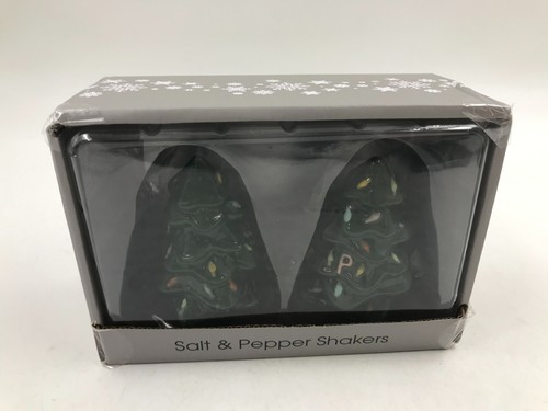 Winter Magic Ceramic Christmas Tree Salt & Pepper Shakers AA01B51028 | eBay