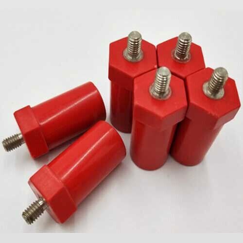 14mm OD M6 Brass Core Insulation Post Hexagonal Head With threaded Rod ...