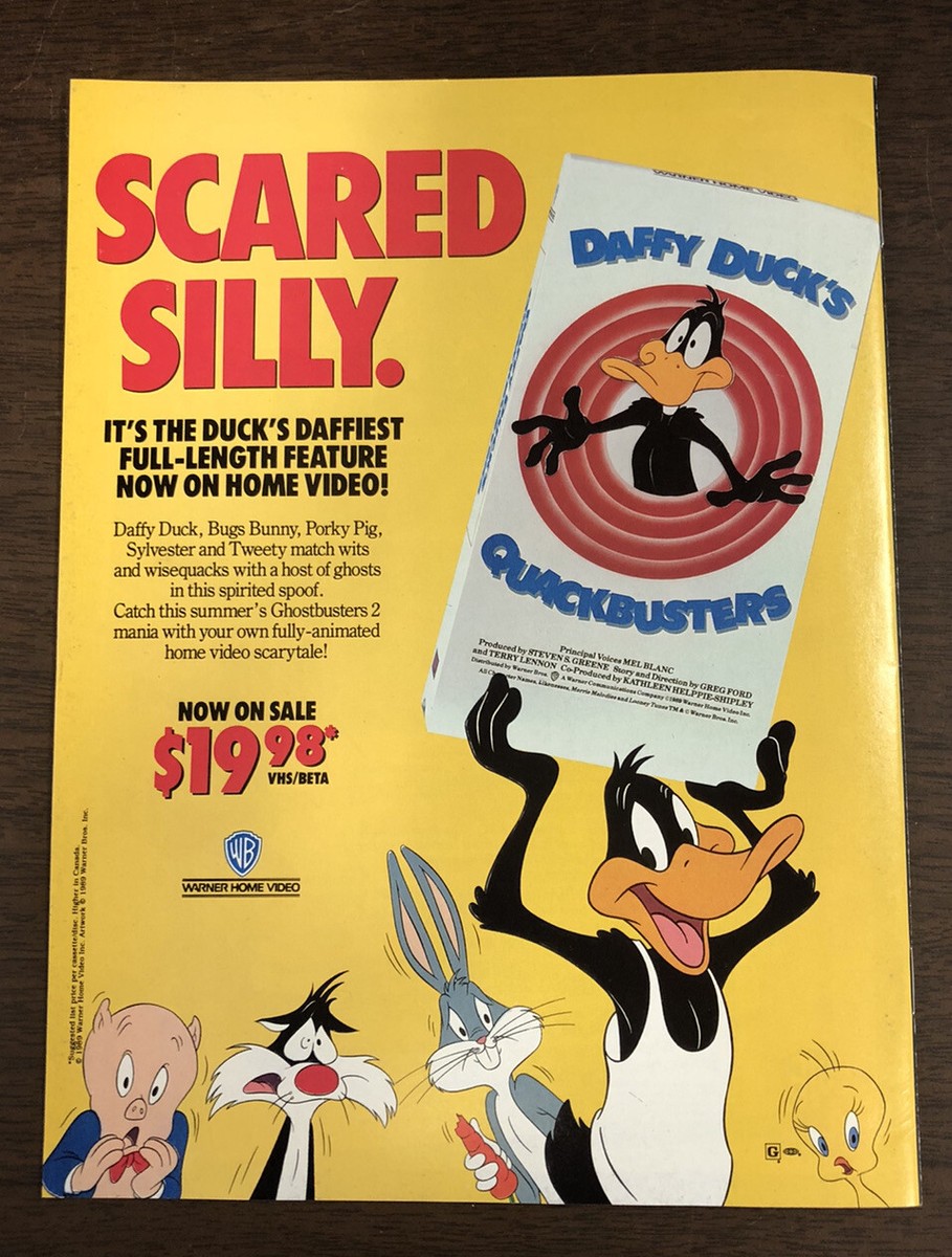 Daffy Duck Scared