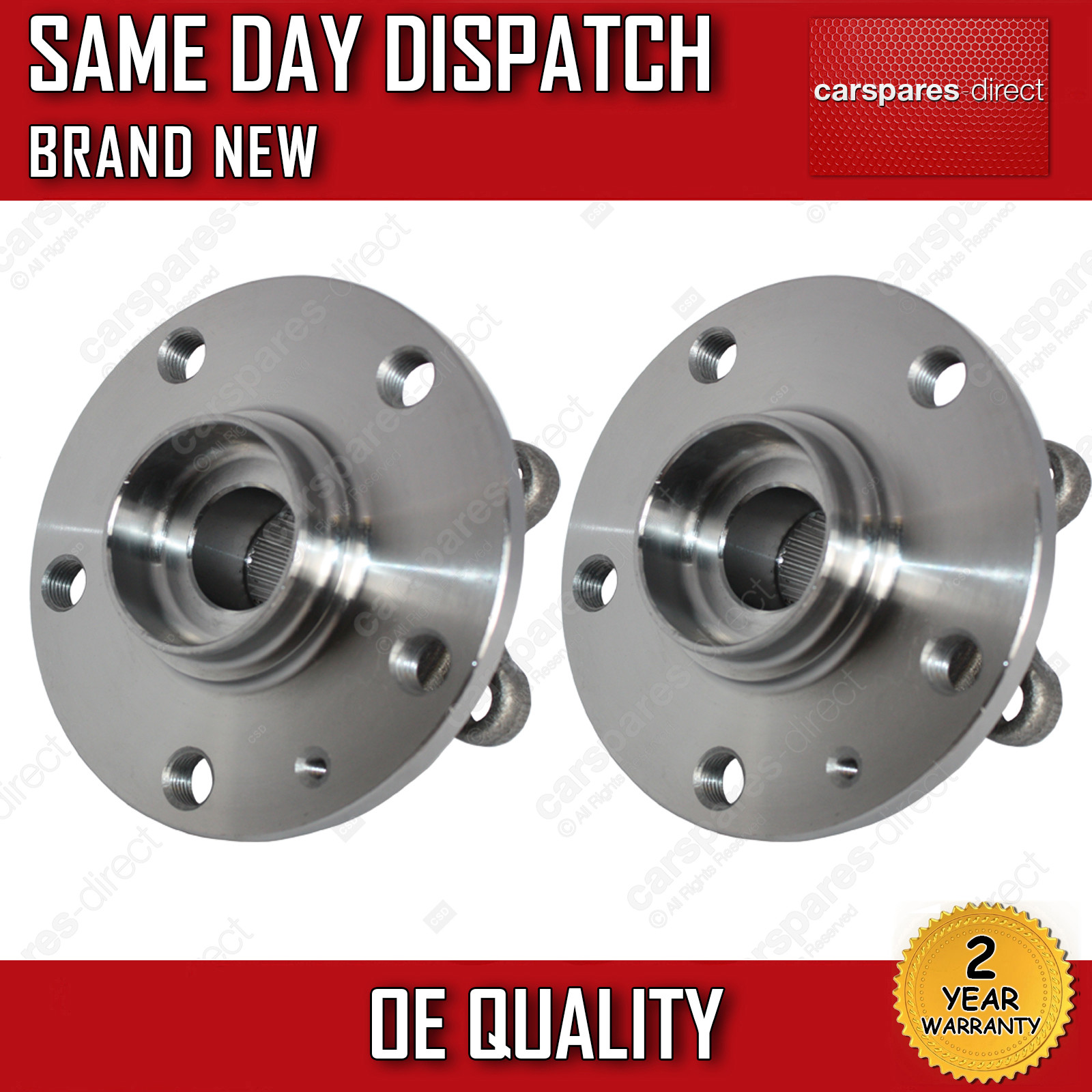 AUDI A3 8P / A1 / Q3 / TT FRONT WHEEL HUB & BEARINGS KIT PAIR X2 | eBay UK