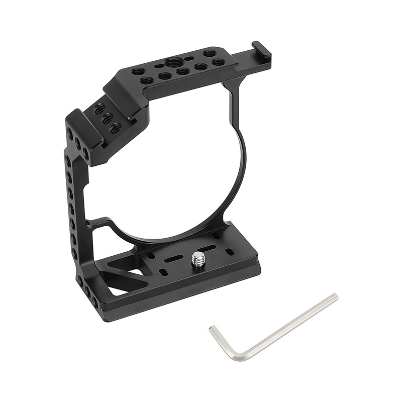 CAMVATE Half Camera Cage With Multiple 1/4"-20 Threads For Canon EOS R7 ...