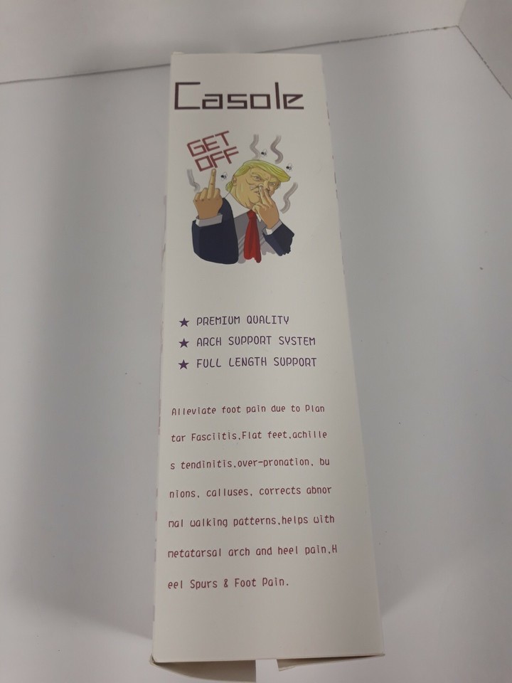 Funny Donald Trump EXPLICIT Insoles Middle Finger Novelty Inserts ...