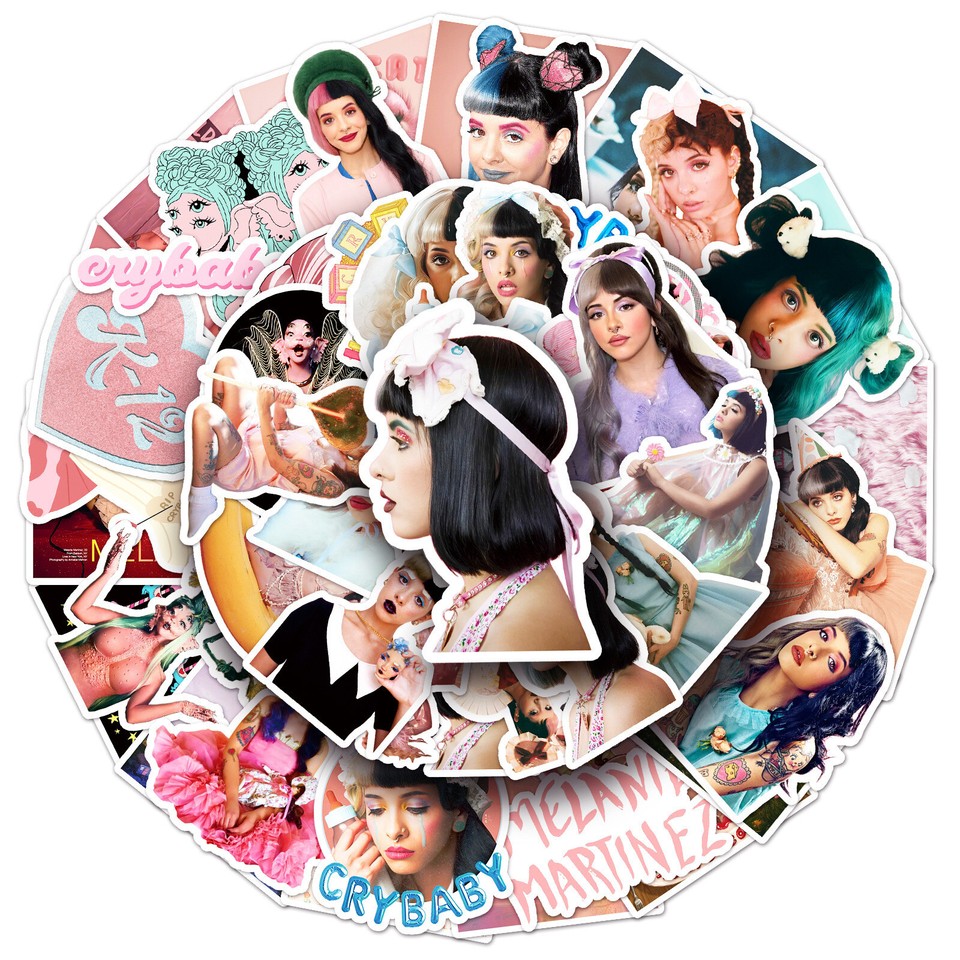 50pcs New Melanie Martinez Singer Stickers Scrapbook Decals Craft DIY ...