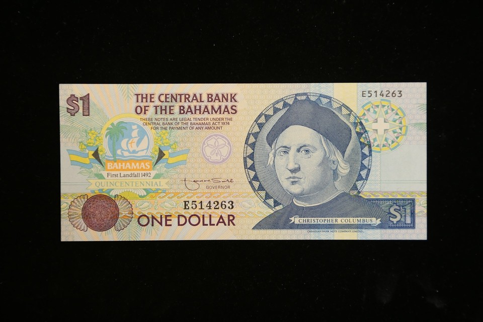 ONE DOLLAR THE BAHAMAS 1974 BANKNOTE PAPER MONEY CURRENCY NO RESERVE | eBay