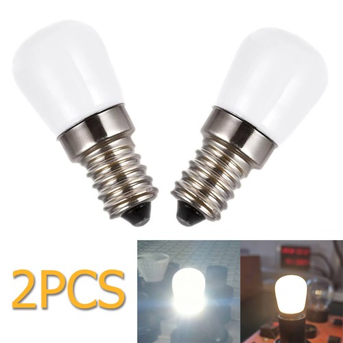 2X E14 E12 Led Bulb 2w 220v 12v 24v Refrigerator Light Cold/Warm Home ...