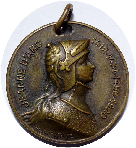 Médaille Ville de Paris Jeanne d'Arc 1920 par Corbierre | eBay.de