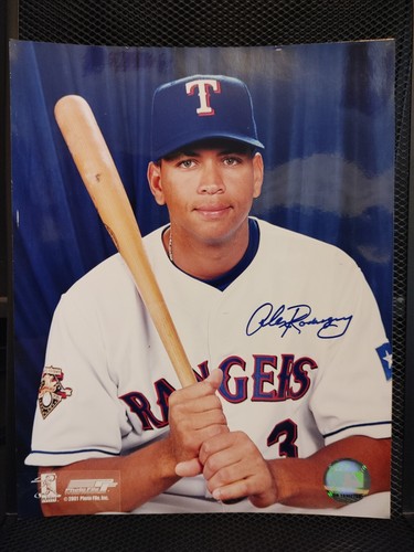 Alex Rodriguez 8 x 10 Autograph photo w/COA - Texas Rangers | eBay