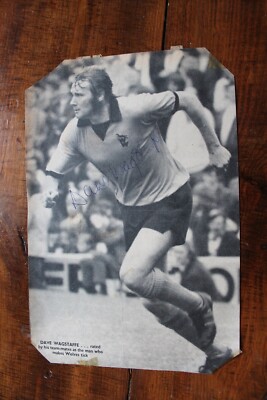DAVE WAGSTAFFE (Wolverhampton Wanderers Wolves Blackburn FC) Hand ...