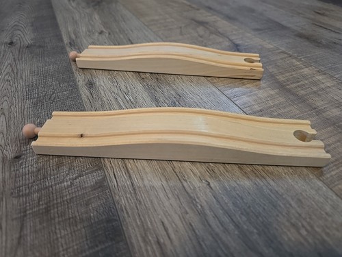 Unbranded Wooden Track 8" Bump Hill Elevated Slope. Thomas Brio ...