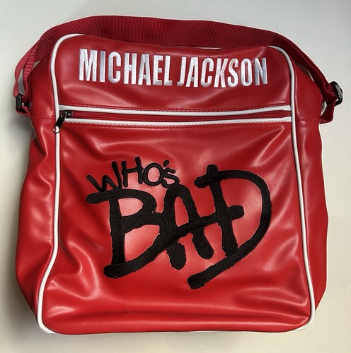 Michael Jackson Memorabilia Who's Bad Bag Red Vinyl Official Product ...