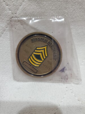 US Army Master Sergeant Rank Challenge Coin - Already Engraved | eBay