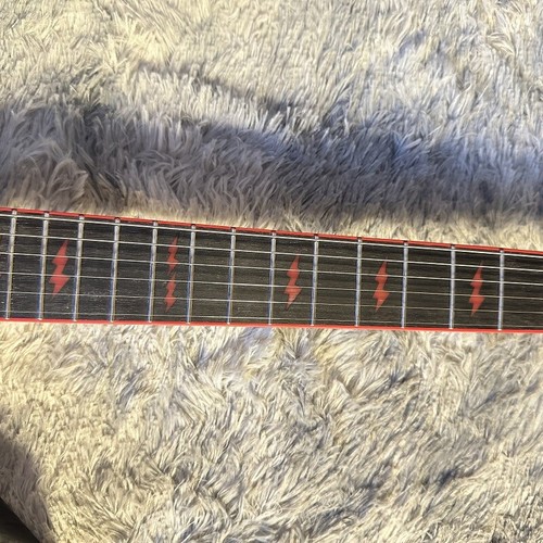 WashBurn Dimebag Darrell Red Lightning Black Electric Guitar FR Tremolo ...