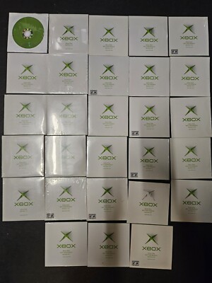 Original Microsoft XBOX Store Display Kiosk Demo Disc NFR Lot Of 28 | eBay