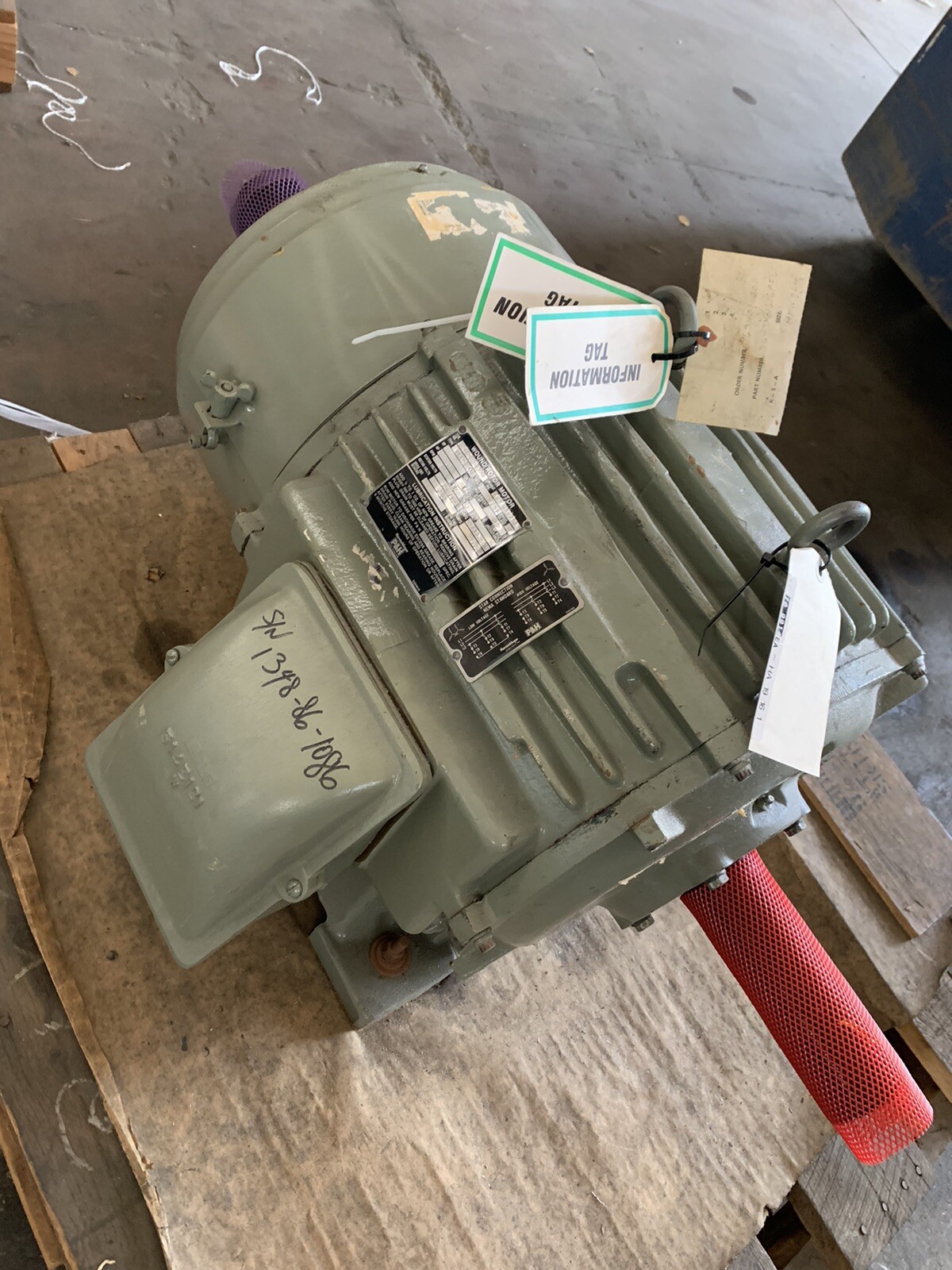 P&H HEW-364X 25 HP 1155 RPM 230/460 VOLTS SLIP RING MOTOR | eBay