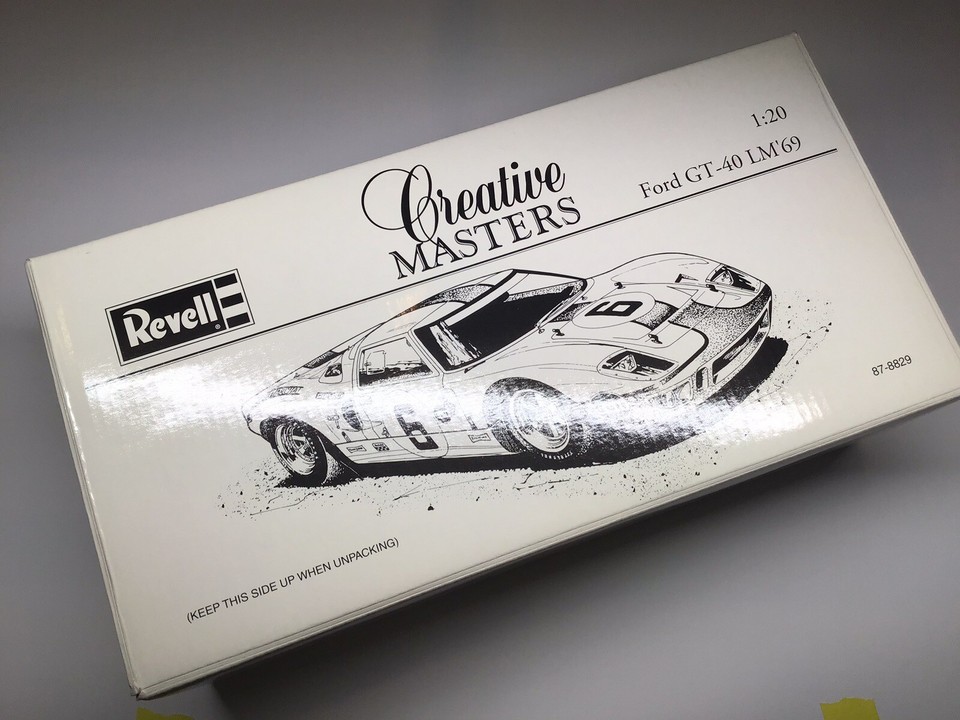 REVELL CREATIVE MASTERS FORD GT 40 LE MANS 1969 1/20 SCALE | eBay