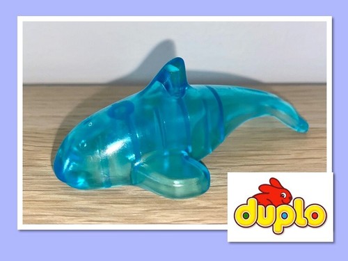 Lego Duplo TRANSLUCENT BLUE DOLPHIN Water Animal Replacement 3609 Rare ...