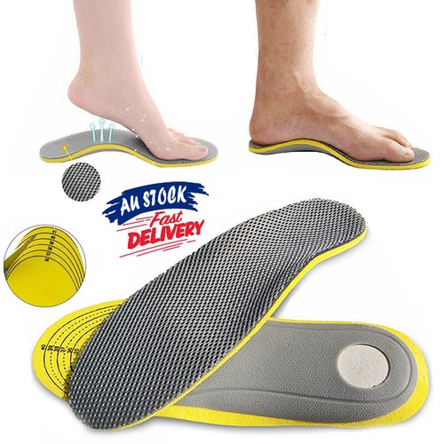 Orthotic Shoe Insoles Arch Support Pain Relief Orthopedic Inner Sole ...