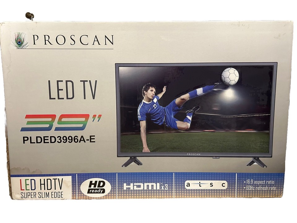 Proscan PLDED3996A-E 39” LED HD TV-New Sealed Box-ATSC/NTSC TUNER-REMOTE | eBay
