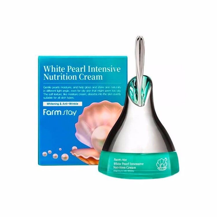 FARMSTAY WHITE PEARL INTENSIVE NUTRITION CREAM 50 ml | eBay