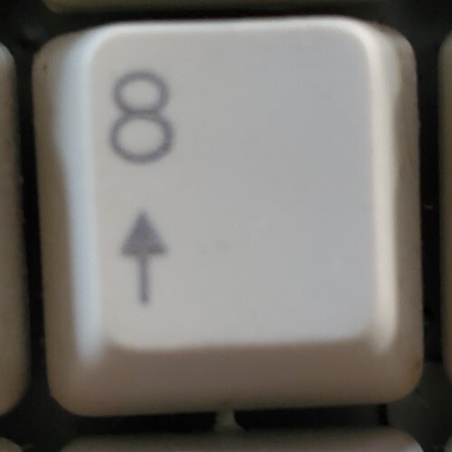 8 Arrow Up Key Only For Micro Innovations Keyboard Replacement Part One ...
